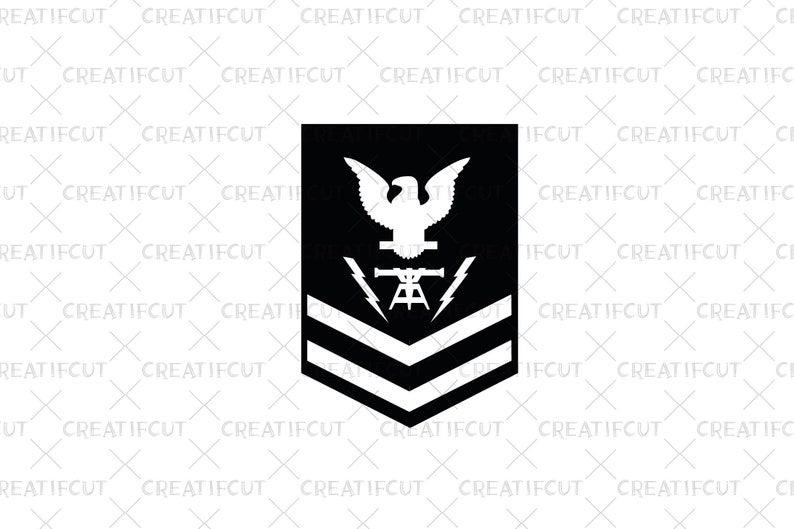 US Navy Fire Controlman Ranks Insignia, USN Clip Art (svg, Png, Jpg ...