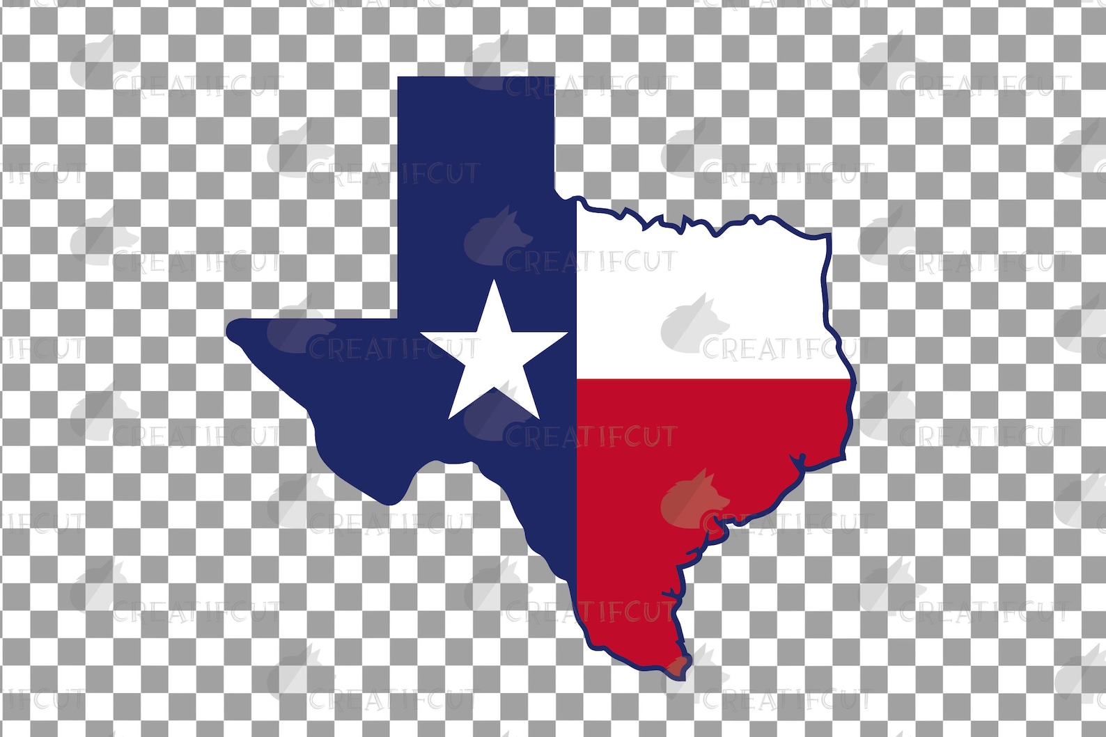 Texas State Map Flag SVG: Vector Cut Files - Etsy Canada