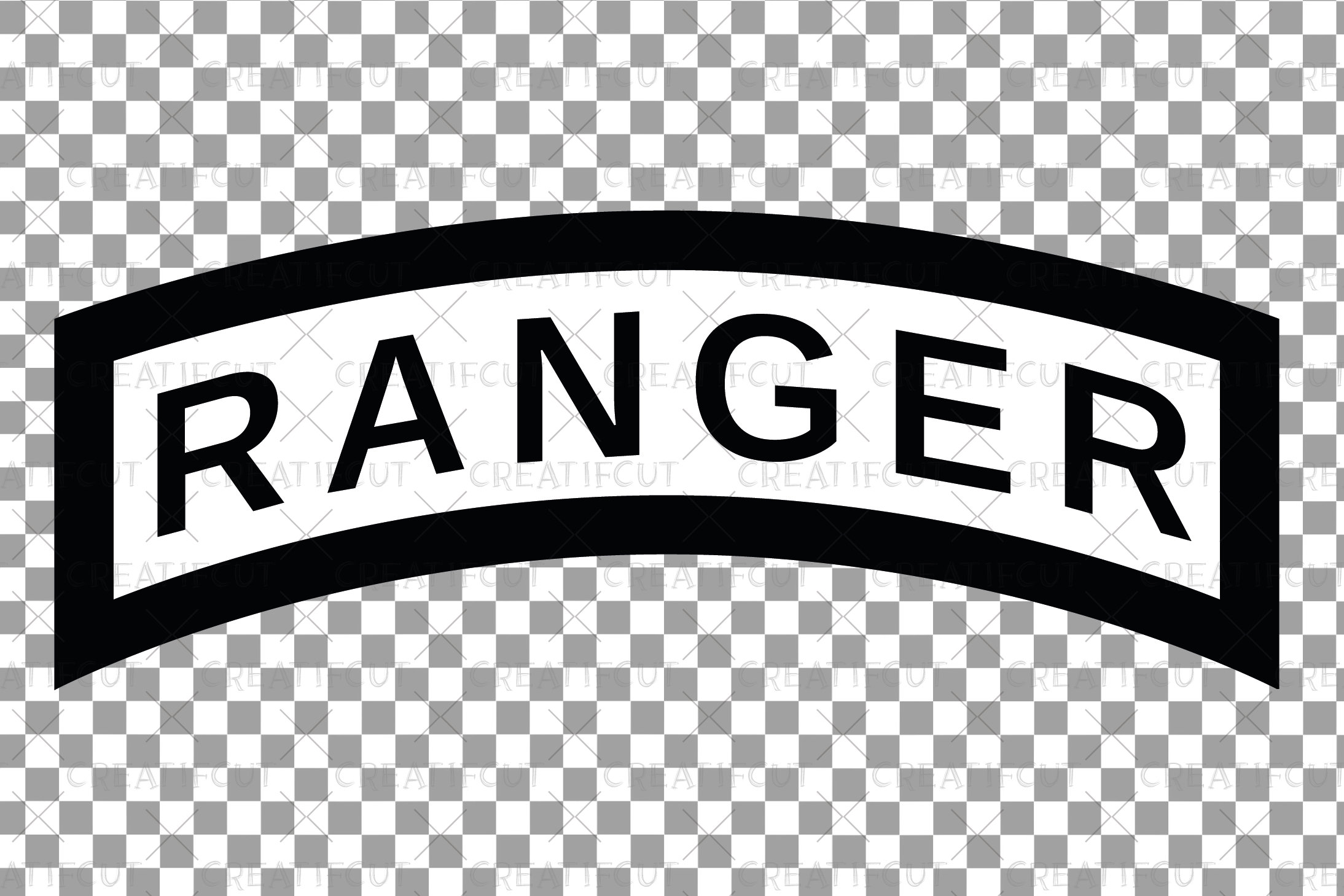 US Army Ranger Tab SVG. Military Badge Army Ranger Badge - Etsy Hong Kong