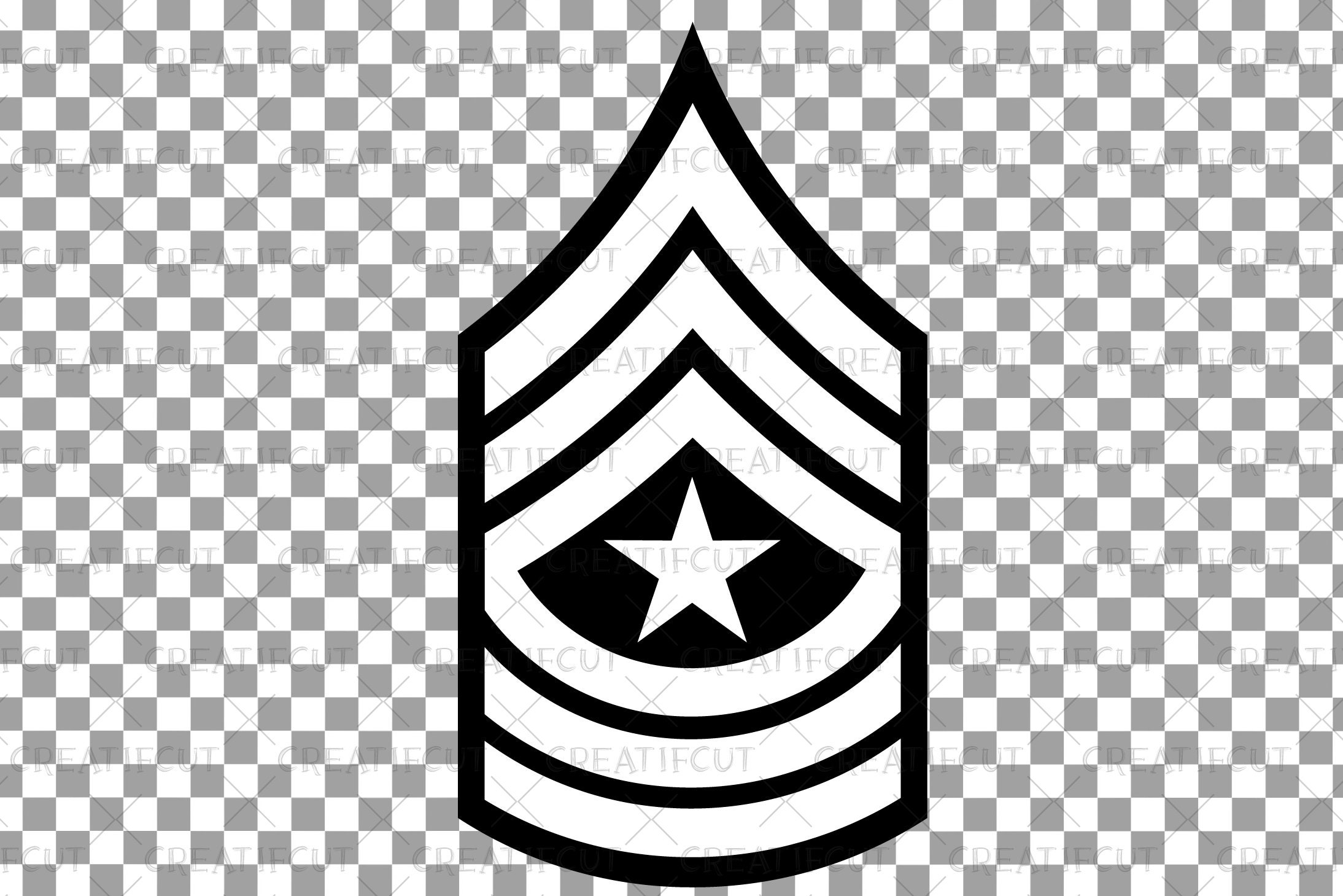 US Army Enlisted Rank Insignia SVG Military Frame Clip Art | Etsy