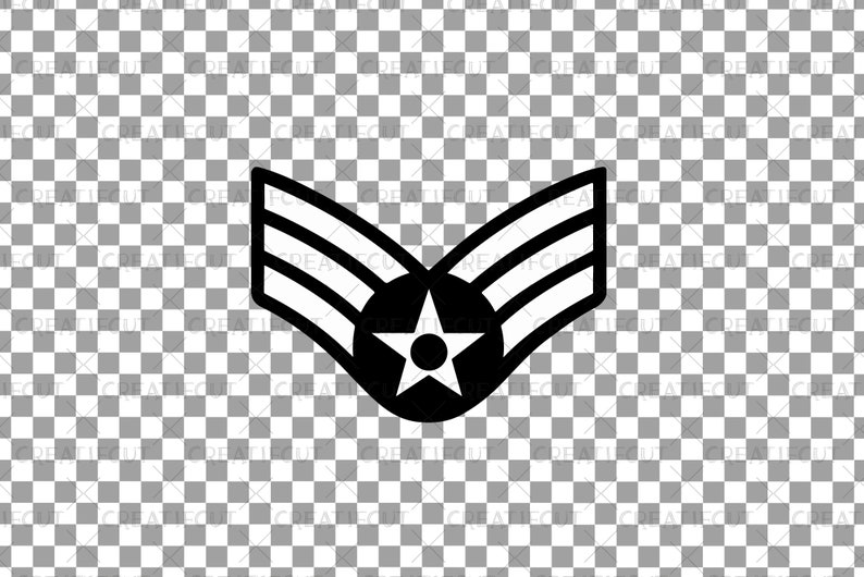 US Air Force Enlisted Rank Insignia Vector Collection. United - Etsy