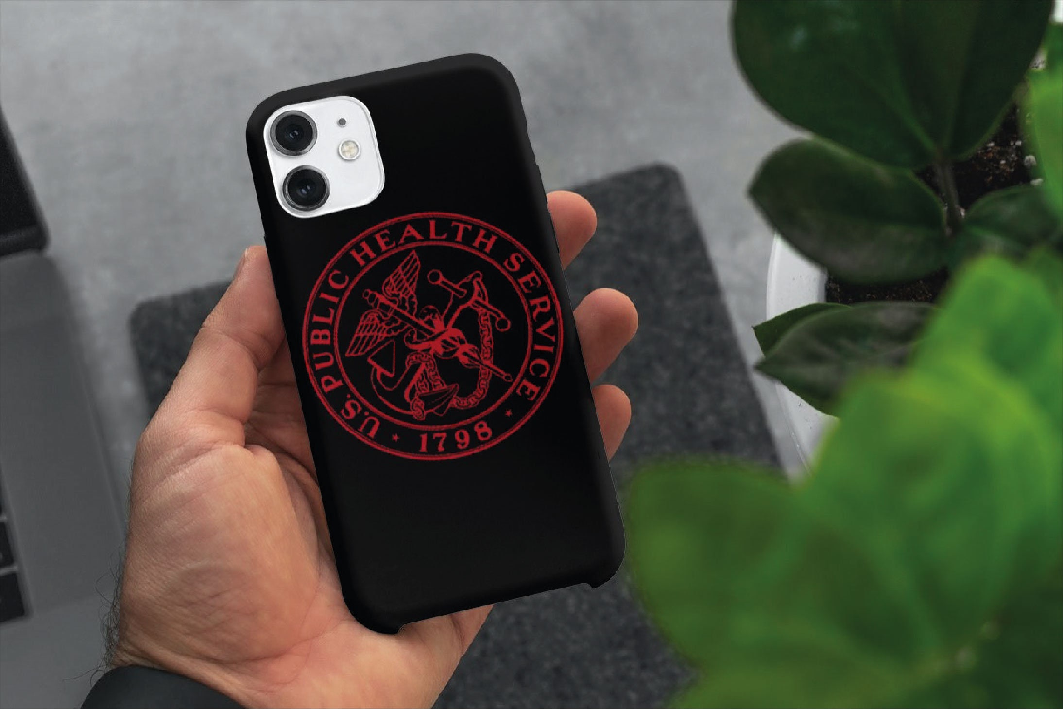 United States Public Health Service Seal and Insignia Svg. Black, Red ...