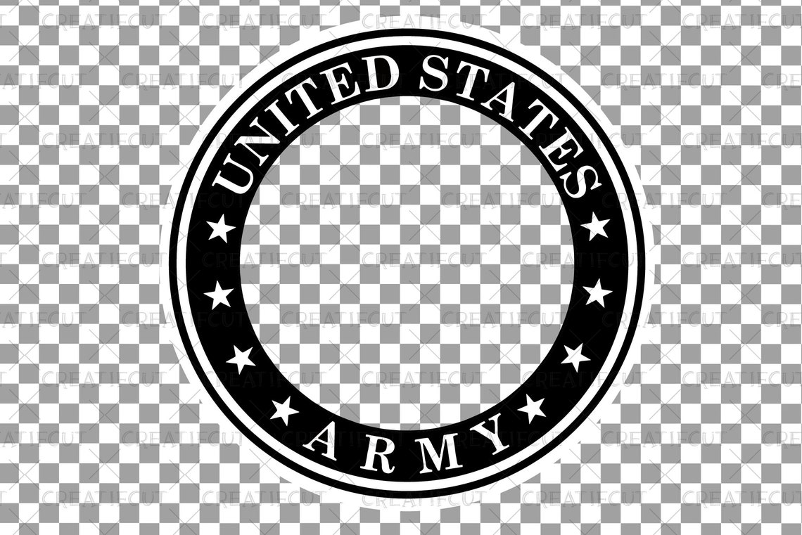US Army Enlisted Rank Insignia SVG Military Frame Clip Art - Etsy