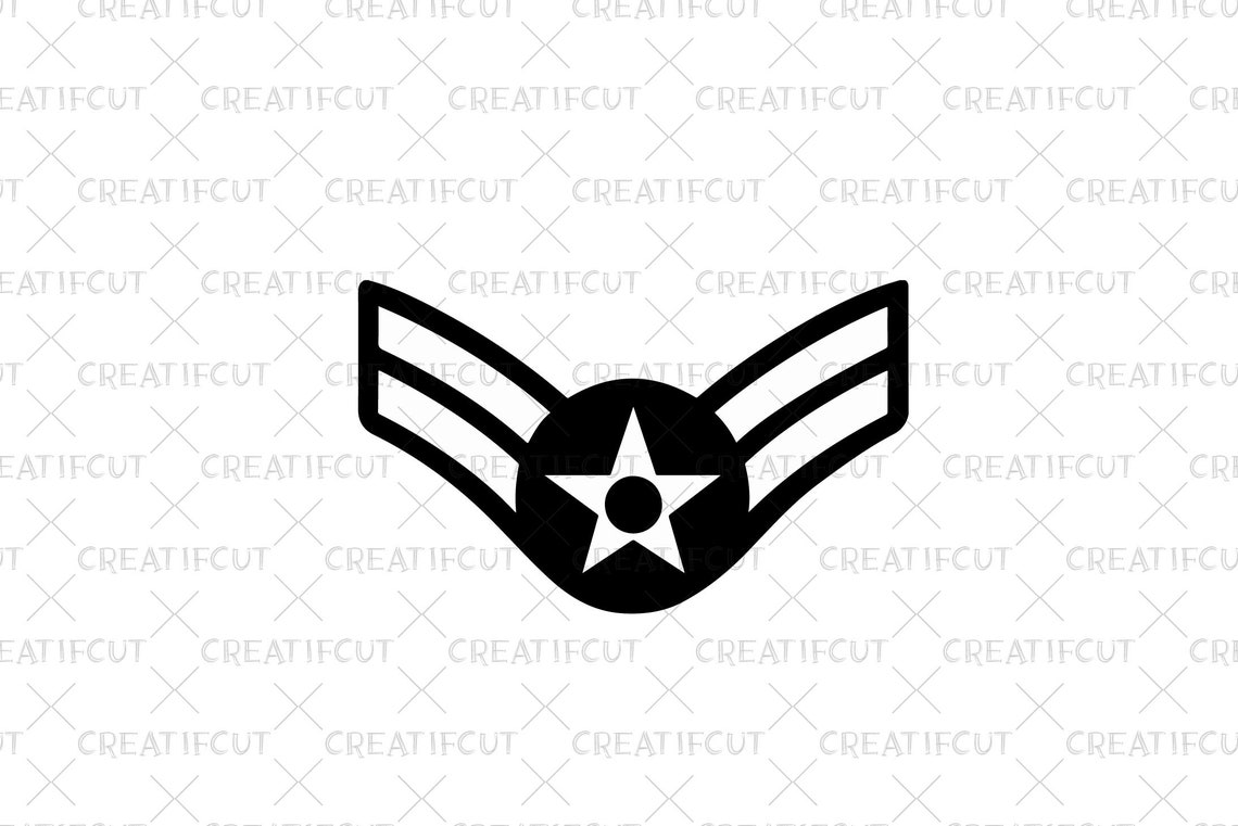 US Air Force Enlisted Rank Insignia Vector Collection. United - Etsy