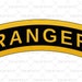 US Army Ranger Tab SVG: Military Badge (cutting Files) - Etsy