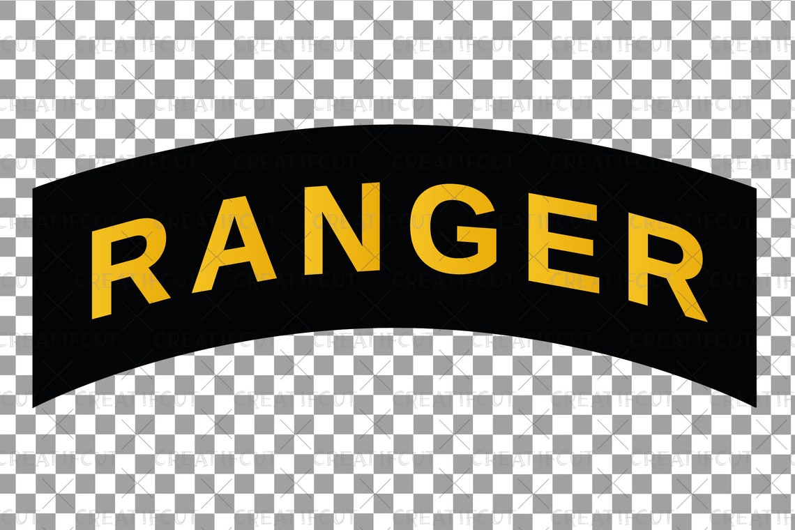US Army Ranger Tab SVG. Military Badge Army Ranger Badge - Etsy