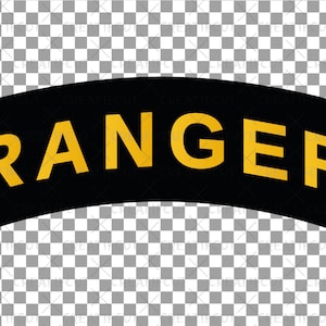US Army Ranger Tab SVG: Military Badge (cutting Files) - Etsy