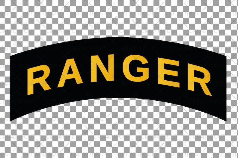 US Army Ranger Tab SVG: Military Badge (cutting Files) - Etsy