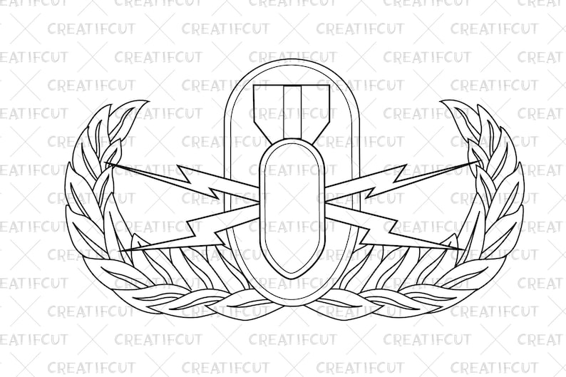 Explosive Ordnance Disposal Basic Senior and Master EOD Badge - Etsy
