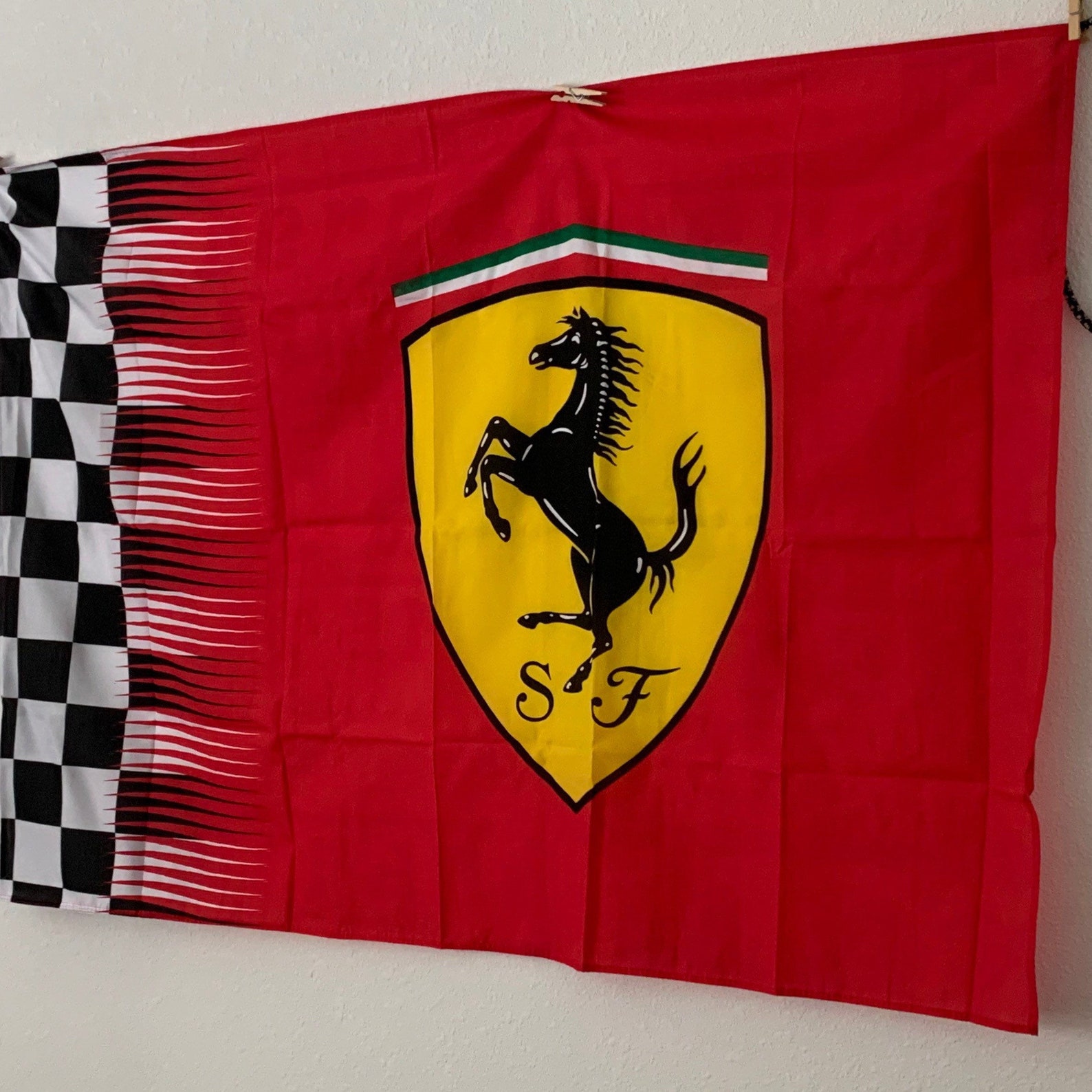 Ferrari F1 Racing Flag Banner 3 x 5 with free shipping | Etsy