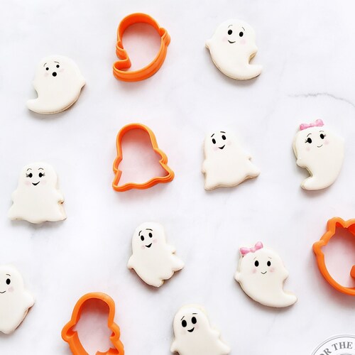 Mini Ghost Set Of Cookie Cutters Etsy