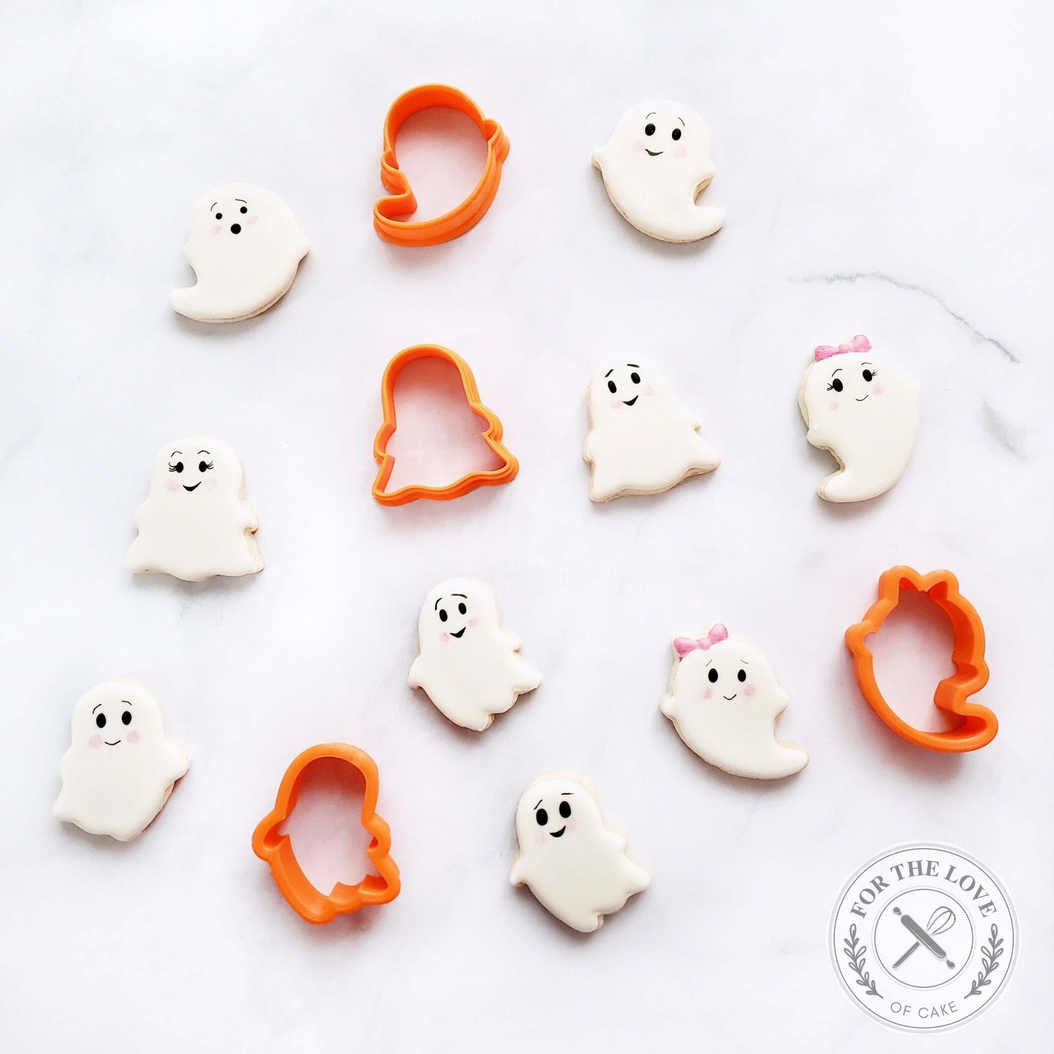 Mini Ghost Set of Cookie Cutters - Etsy