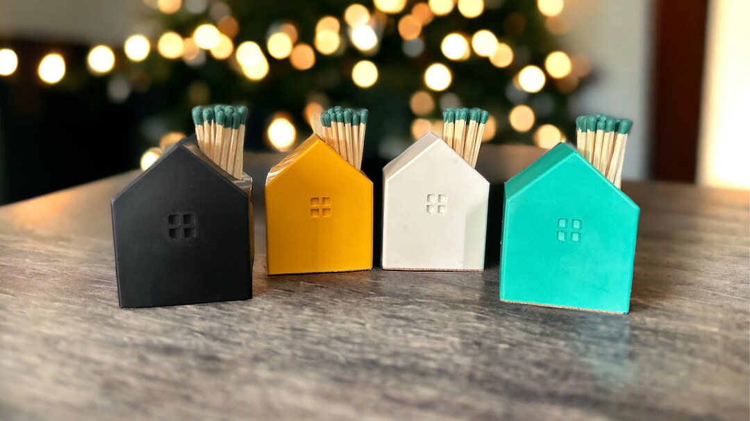 Matchstick Holder Match Stick Storage Matchstick Striker Home Decor ...