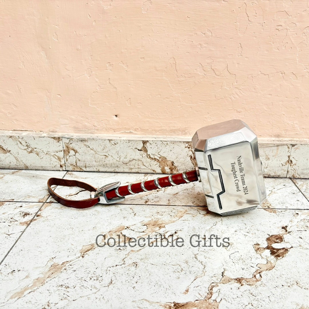 Personalized Handcrafted Thor's Hammer , Engraved Thor's Hammer Wall ...