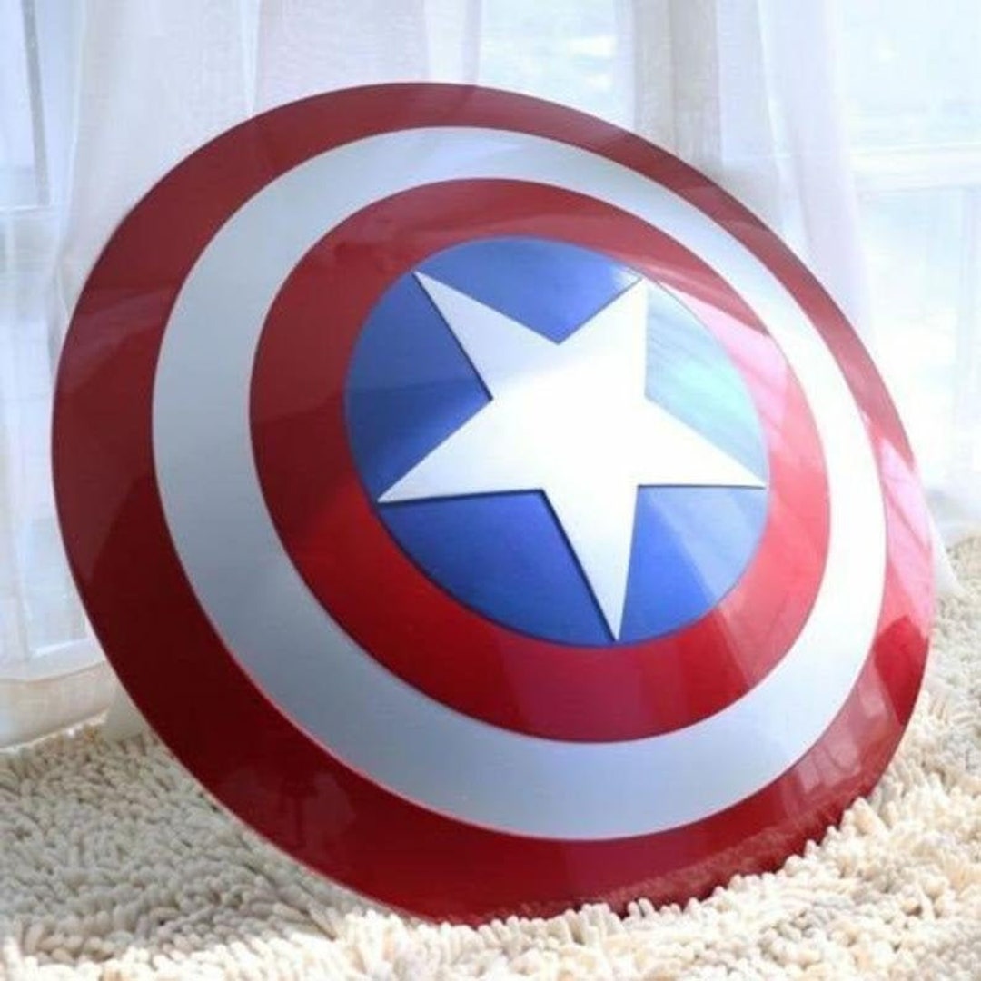 Caiptain Americas Sheild Style Metal Sheild Movie Prop Replica - Etsy ...