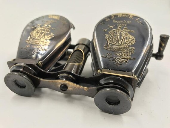 Militaria Marine Folding Binocular Nautical Monocular Spyglass ...