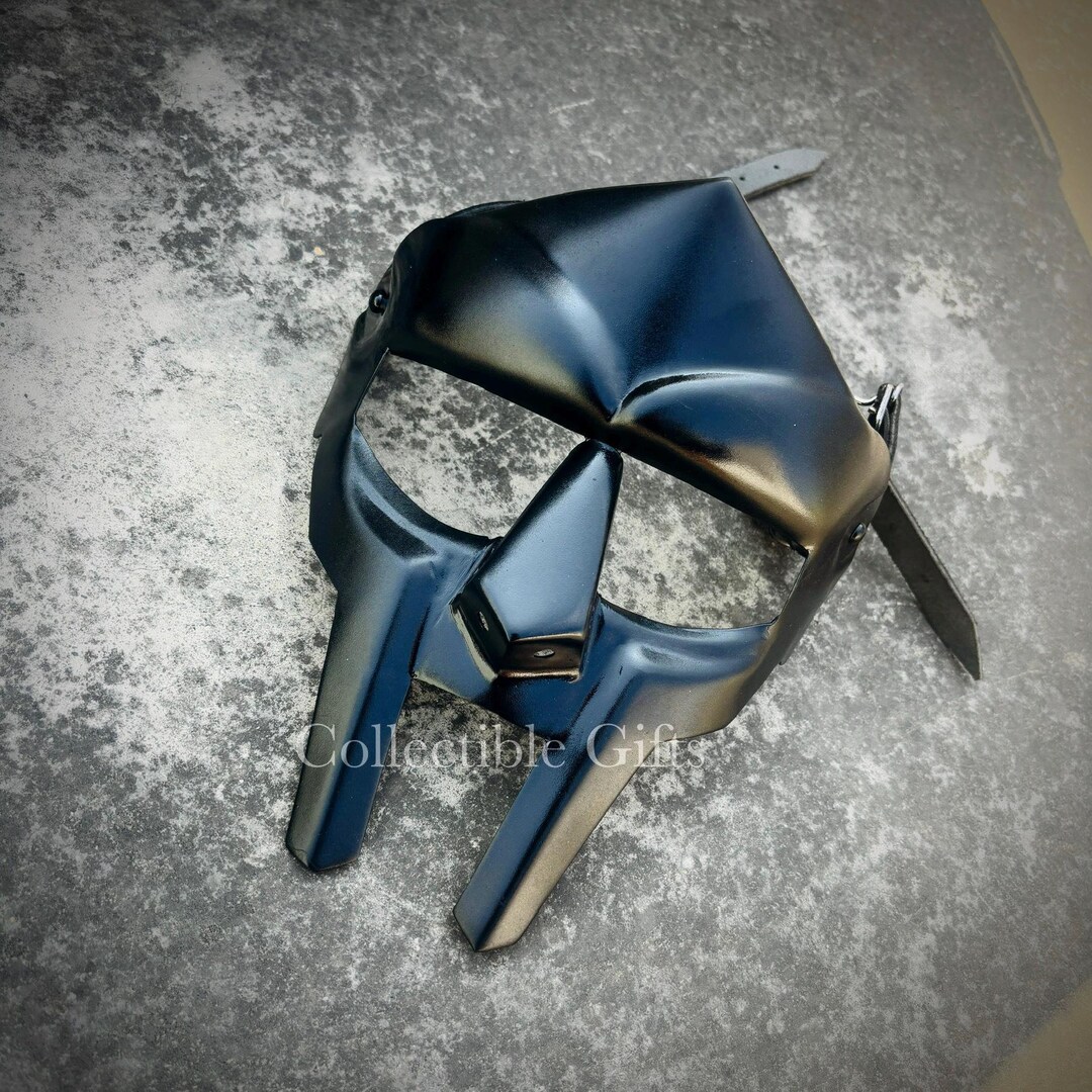 Roman Gladiator Doom Face Mask Hand-forged Doom Mask Mad-villain Face ...