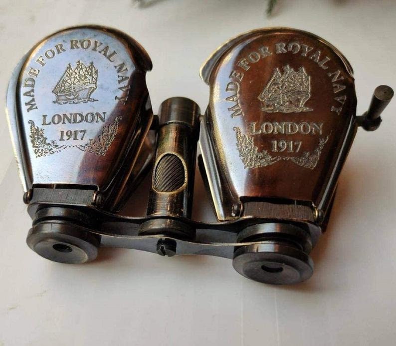 Militaria Marine Folding Binocular Nautical Monocular Spyglass ...