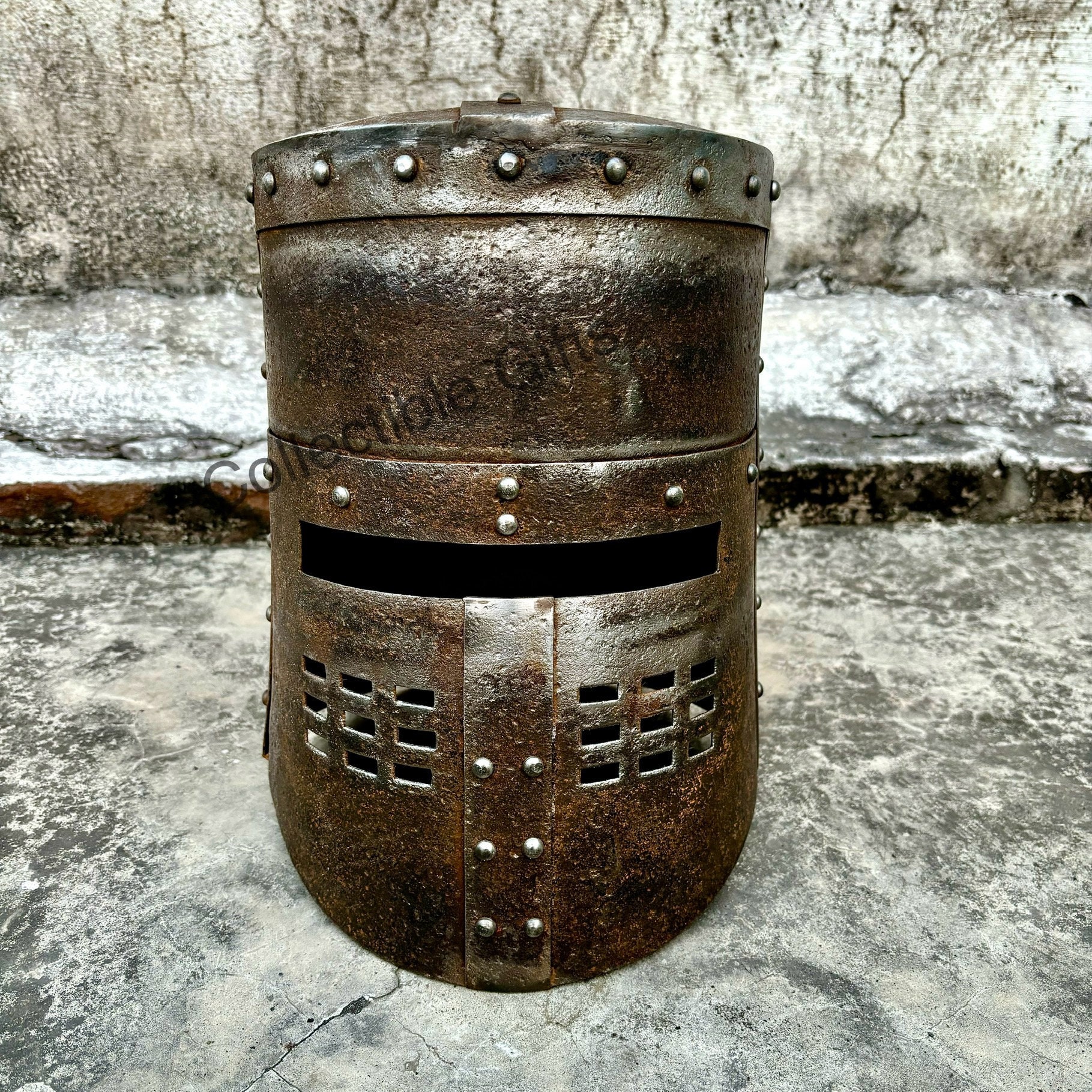 Monty Python Helmet King Arthor Costume Helmet Black - Etsy