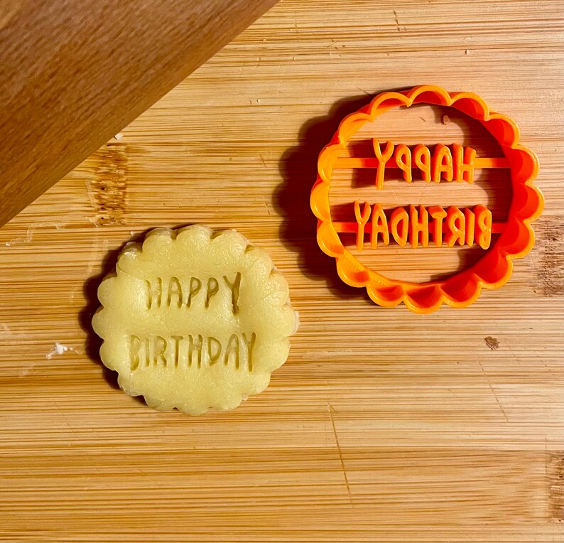 Happy Birthday Cookie Cutter / Halloween Cookie Cutter / | Etsy