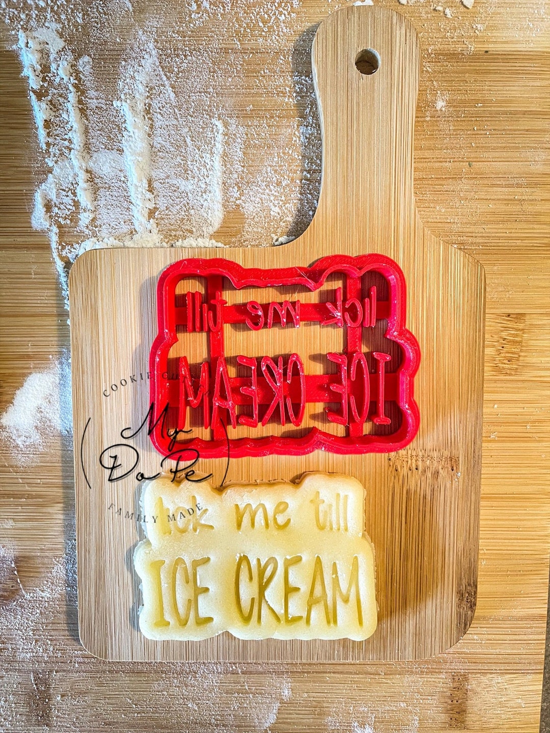 Lick Me Till ICE CREAM Quotes Cookie Cutter | Mydope Cookie Cutter | St ...