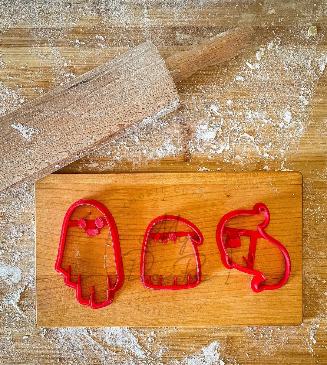 SET OF 3 Ghosts Cookie Cutters | Halloween Cookie Cutters | Mydope ...