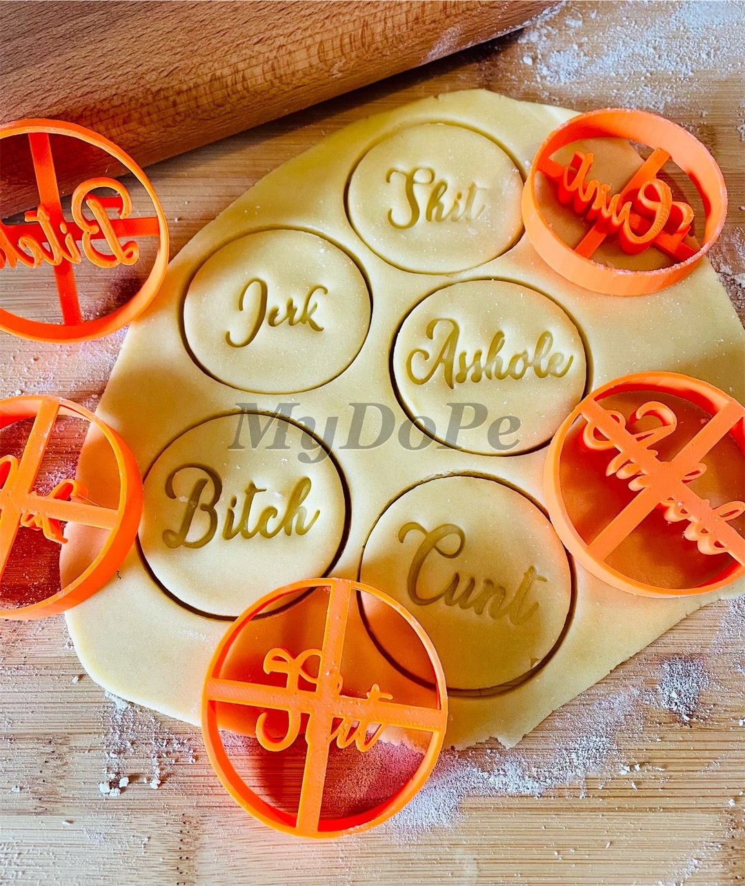 Rude Cookie Cutter for Mean People | Adult Cookie Cutter, Quotes Cookie ...