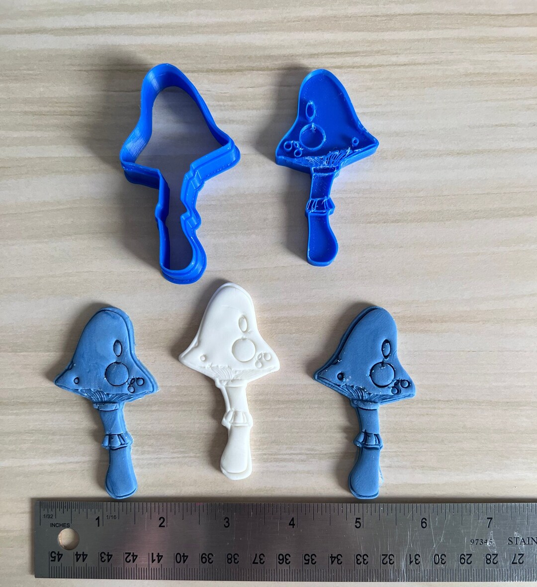 Mushroom tall Fondant Cutters - Etsy