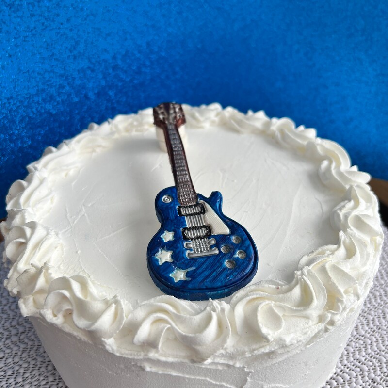 Guitar Cake Topper - Etsy