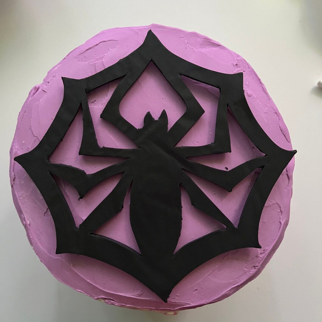 Spider Web Cake Topper Template PNG ONLY - Etsy