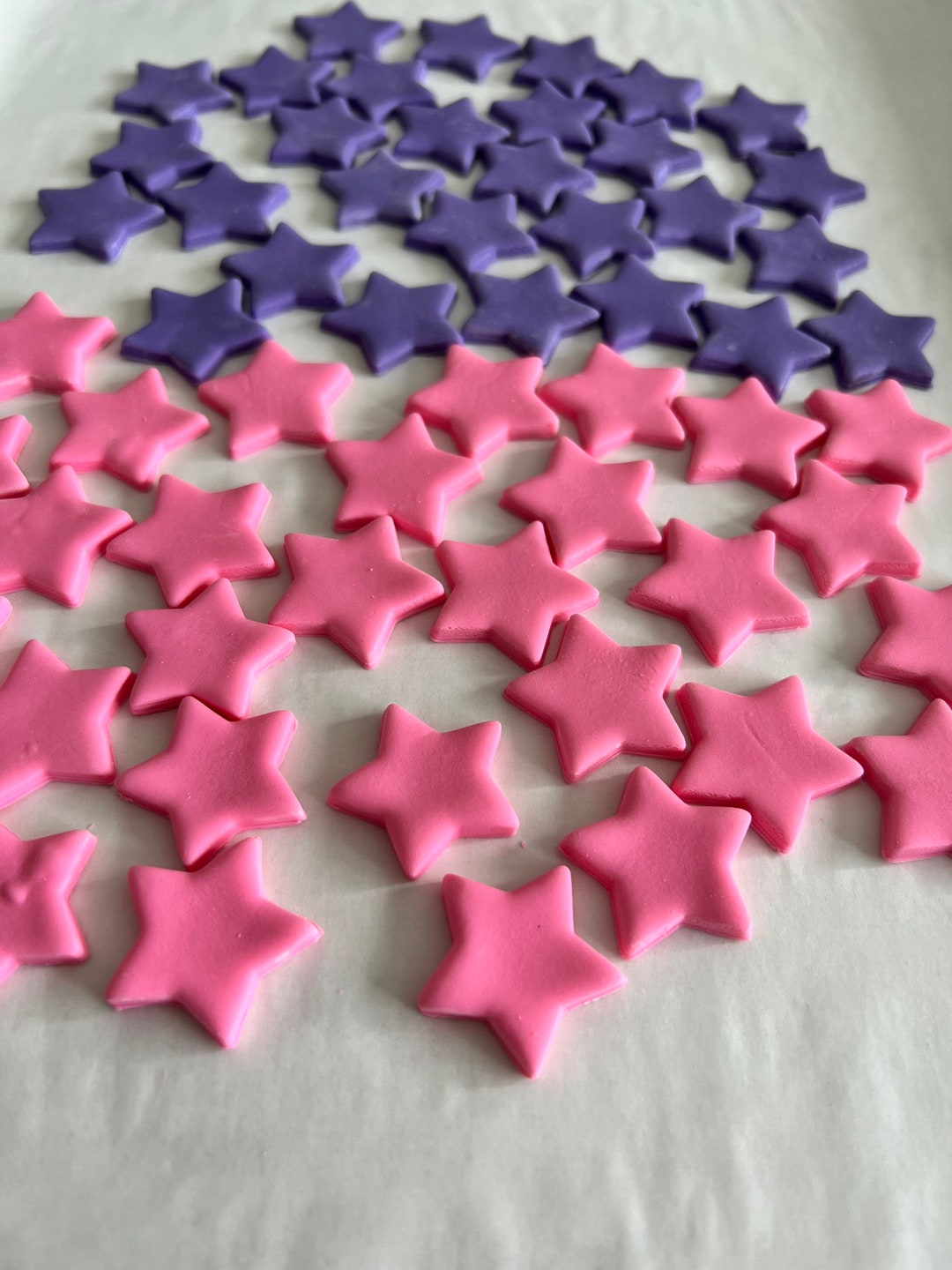 40 Edible Stars - 1” - Fondant - Etsy