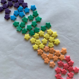 Mini Stars - Fondant Cake Decorations - Etsy