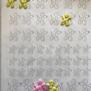 Dog Balloon - Royal Icing Transfer Sheet - Etsy