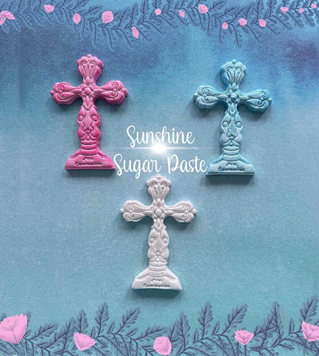 First Communion Fondant Cake Topper - Catholic Event Topper - Etsy