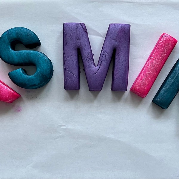 Fondant Letters - Etsy