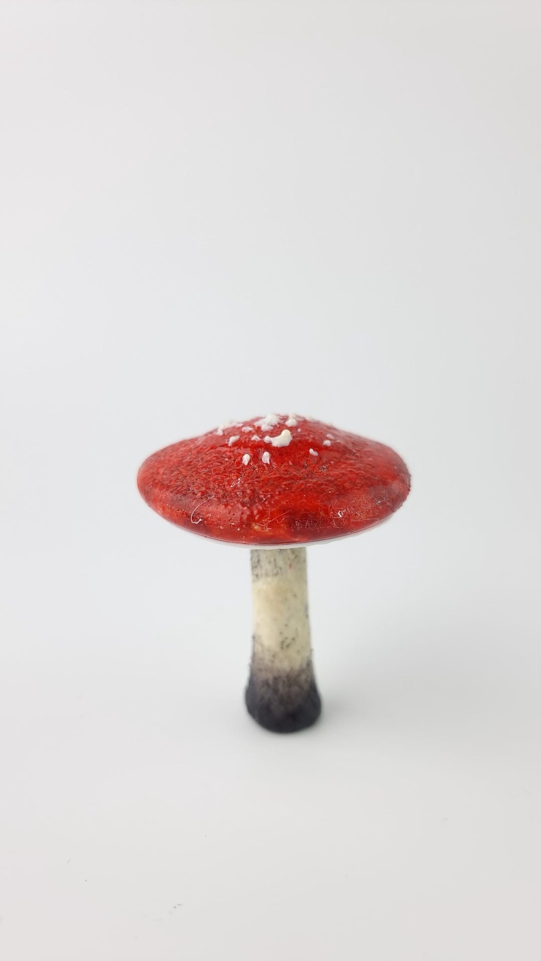 Large Fly Amanita Mushroom, Glass Fungi Sculpture, Hand Blown Glass ...