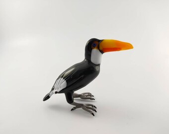 Blown Glass Toucan - Etsy