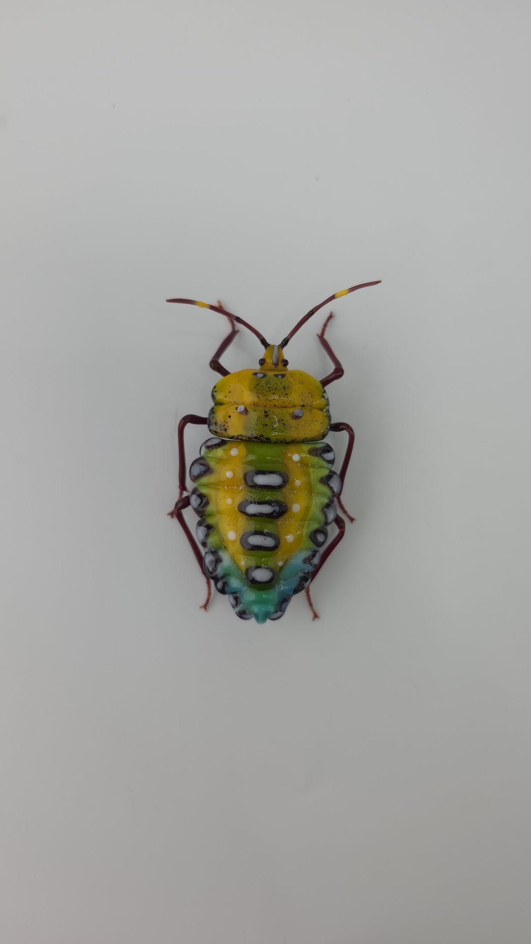 Hand Blown Glass Stink Bug Sculpture - Lampwork Beetle Figurine - Etsy