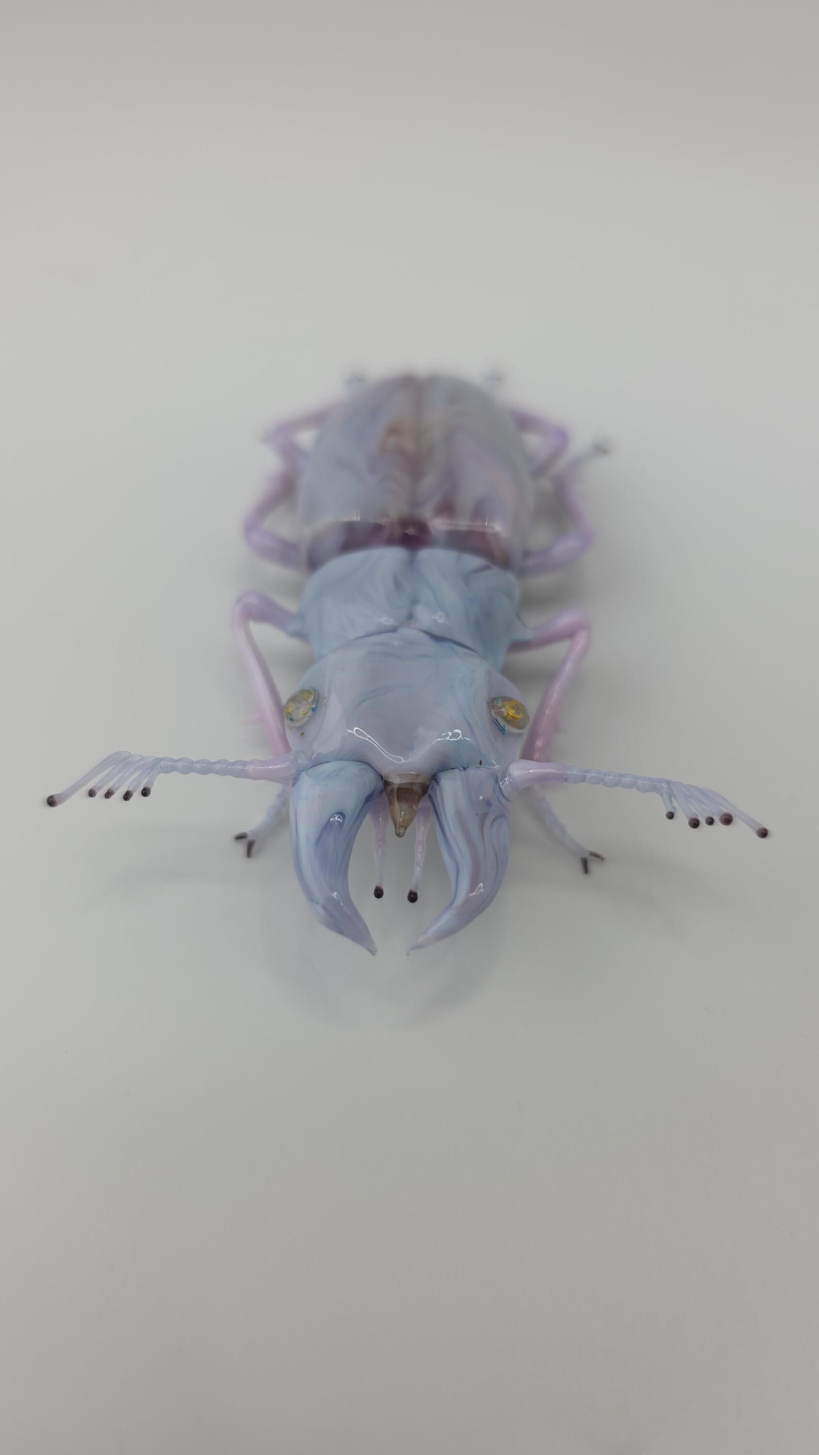Hand Blown Glass Stag Beetle Sculpture - Fantasy Insect Figurine - Etsy