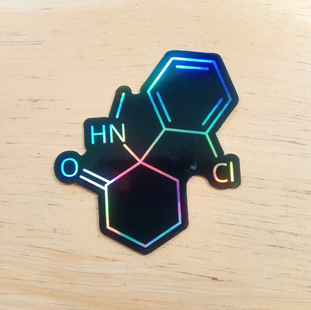 Holographic Ketamine Sticker - Etsy