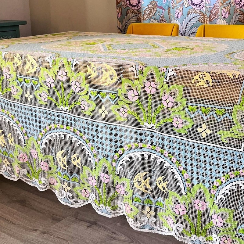 Filet Lace Linens - Etsy