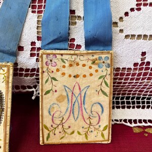 Antique Scapular of Virgin Mary Immaculate Conception, 19th Century ...