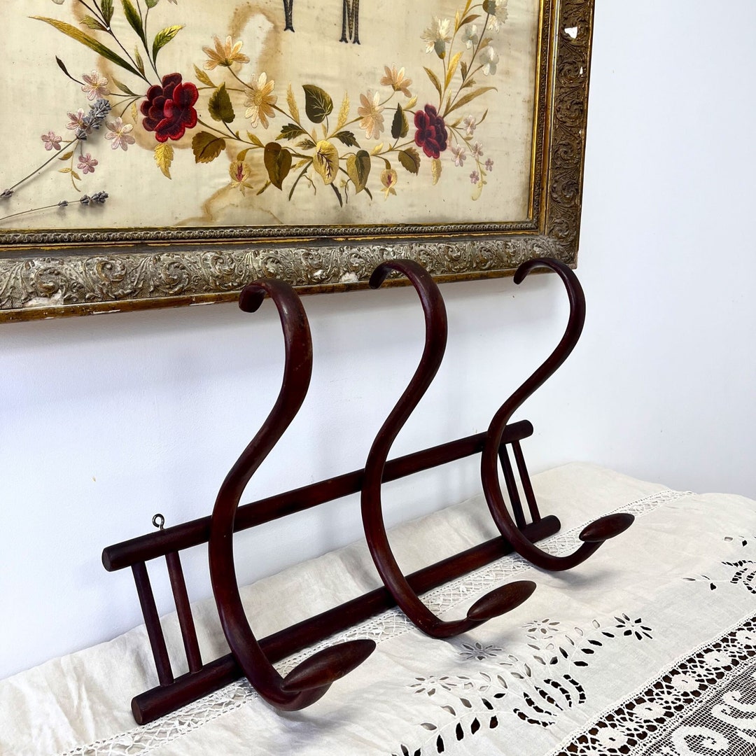 Vintage Thonet Style Coat Rack Modernist Aesthetics Art Deco Coat Rack ...