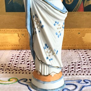 Small Antique Catholic Virgin Mary Statue, Sacred Heart of the Virgin ...