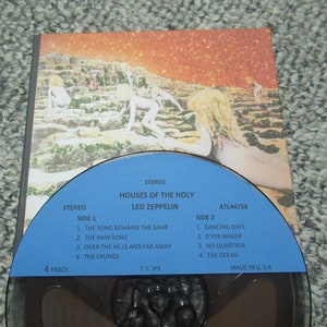 Led Zeppelin Houses of the Holy 71/2IPS 4 Track Reel to Reel Tape - Etsy