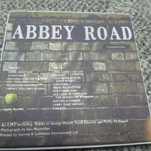 The Beatles Abbey Road Quadraphonic 71/2 IPS Reel to Reel Tape - Etsy