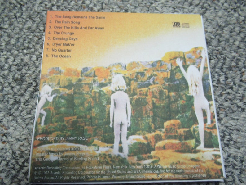 Led Zeppelin Houses of the Holy 71/2IPS 4 Track Reel to Reel - Etsy