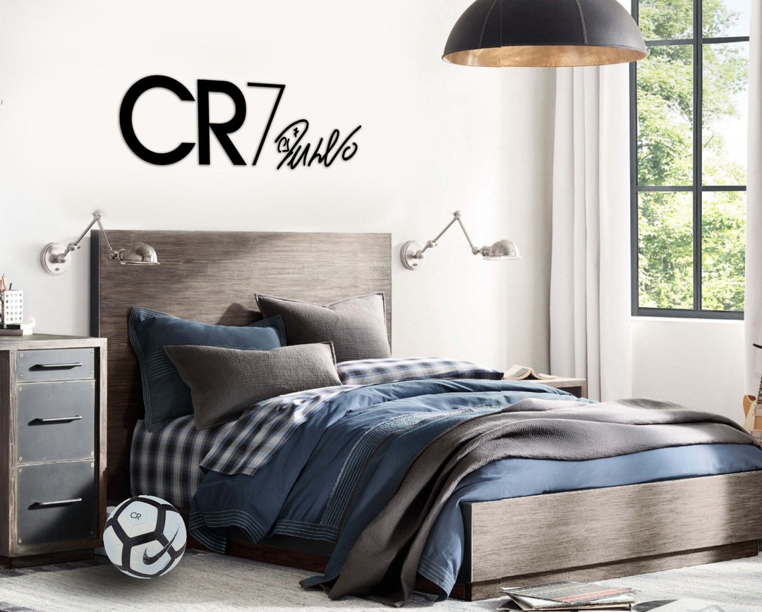 Cristiano Ronaldo Acrylic Wall Sign With Signature, Soccer Sign - Etsy