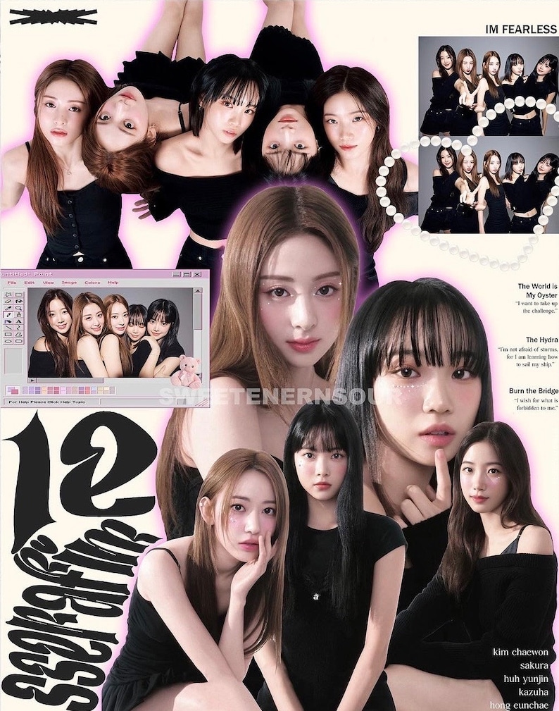 LE SSERAFIM (k-pop) Poster - Etsy