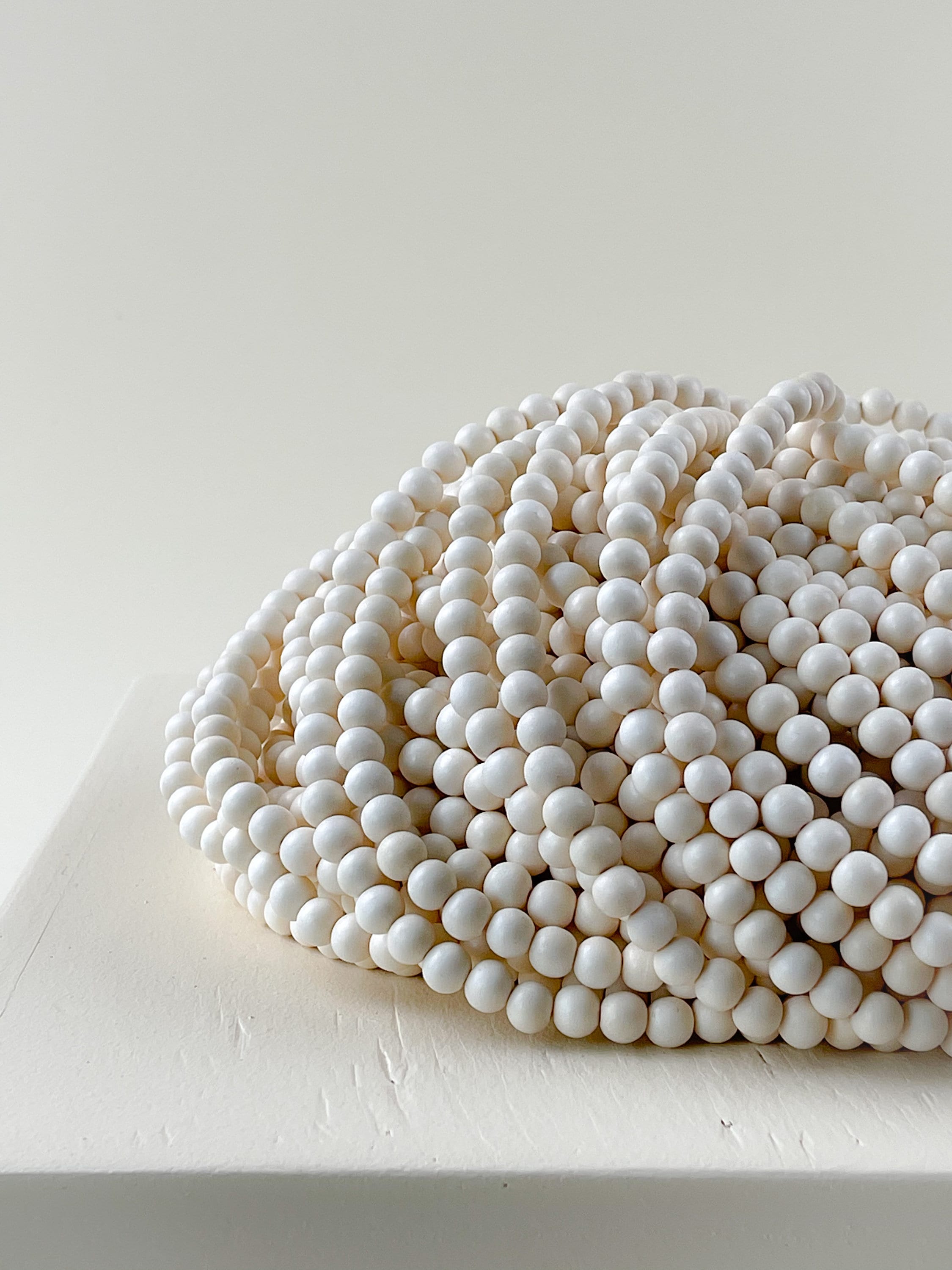 Bleached Creamy White Wood Beads Polished Beads DIY Jewelry - Etsy